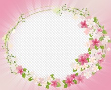 Frame for the photo - Beautiful bunch of flowers