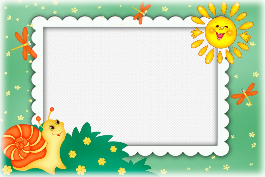 Happy childhood, photo frame
