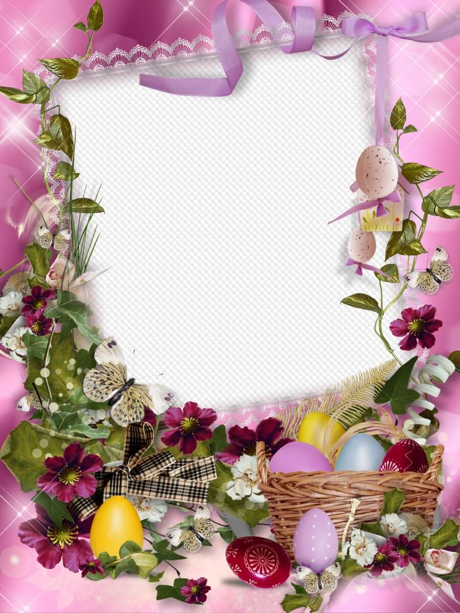 The collection of frames 21 PNG - Let the day of the Easter sun is ...