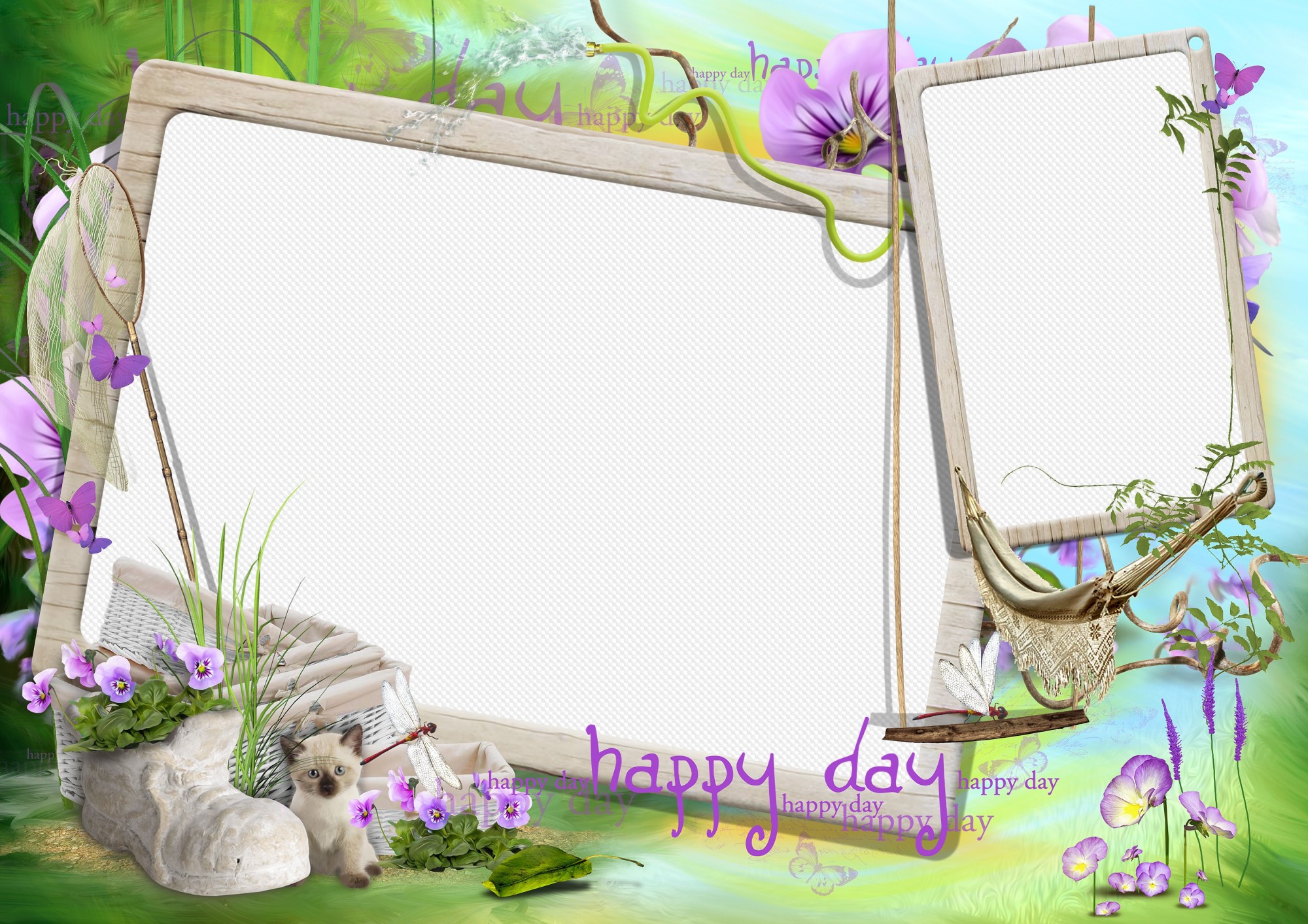 Child`s PSD photo frame - Your lucky day