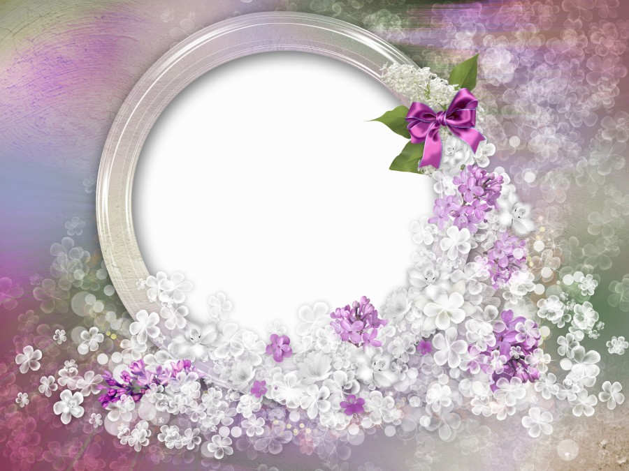 Frame - Spring flowers were scattered like stars