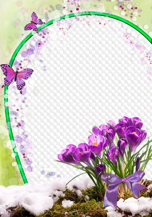 Frame - Spring awakening of nature