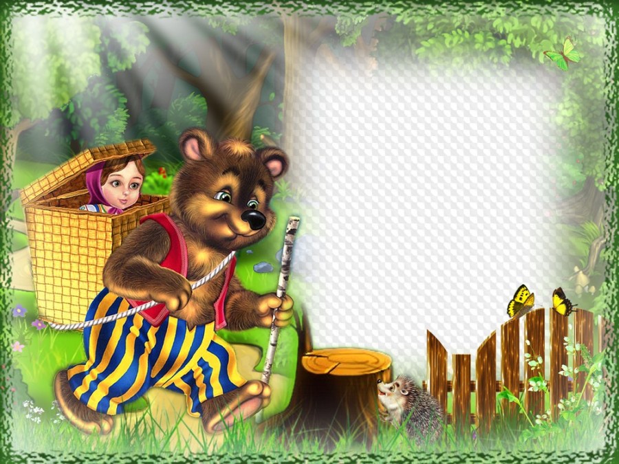 Frames for children, three PNG in one PSD, download