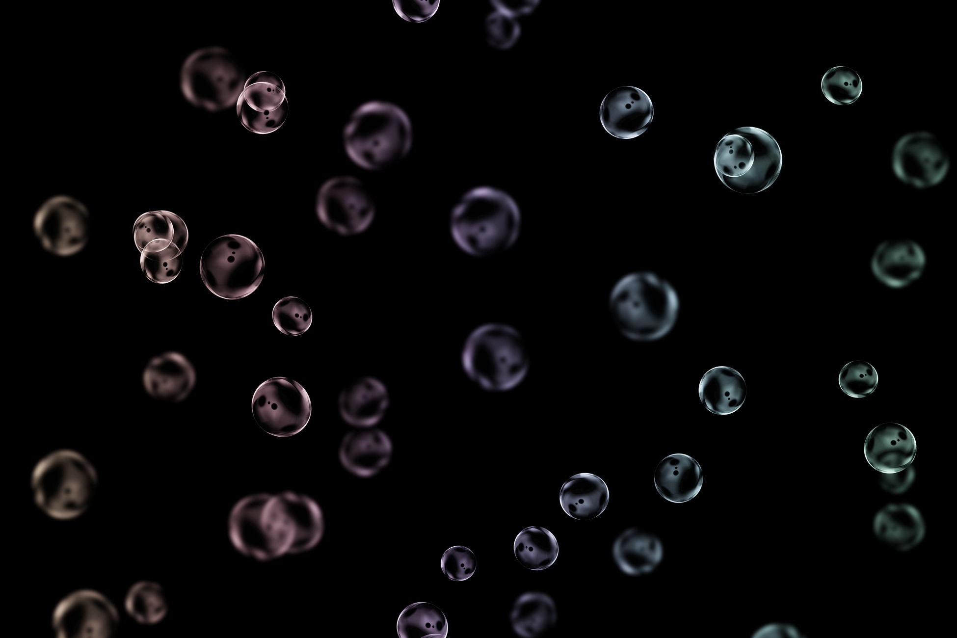 Bubbles Photoshop Overlays