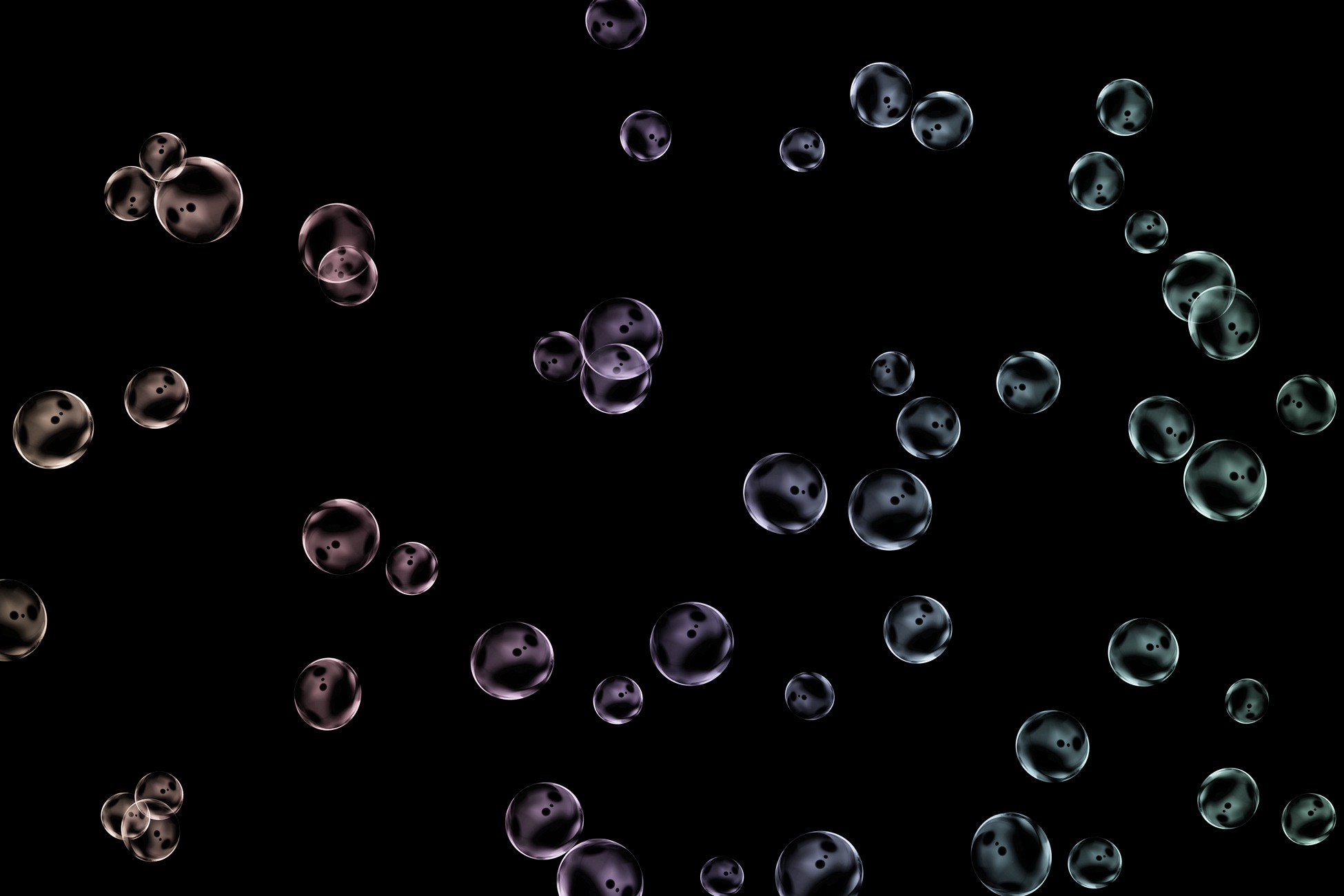 Bubbles Photoshop Overlays