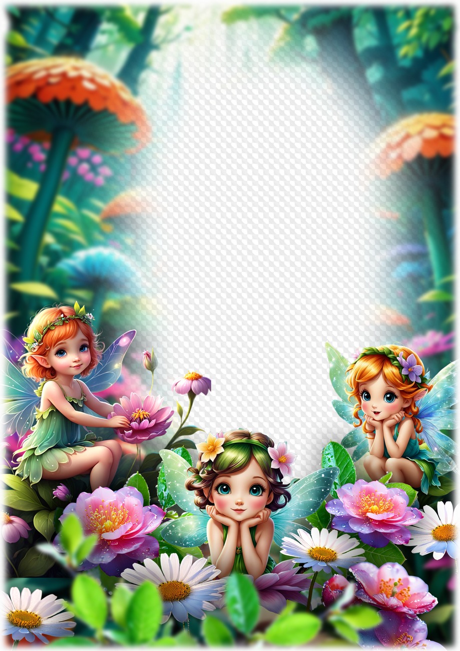 Fairies PNG frames