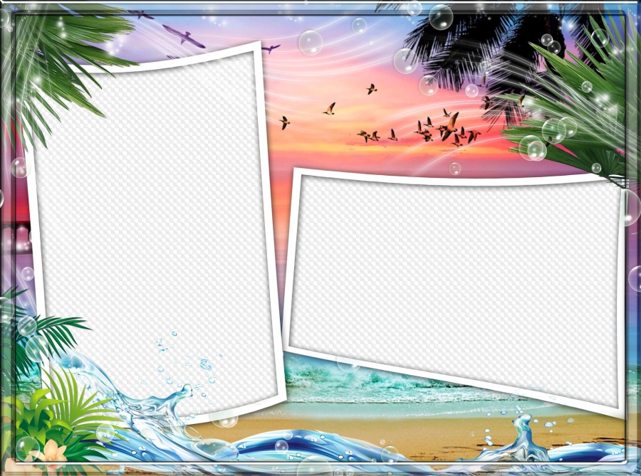 Maritime Frame for Photoshop - Sea Pearl (free frame psd + free frame png)