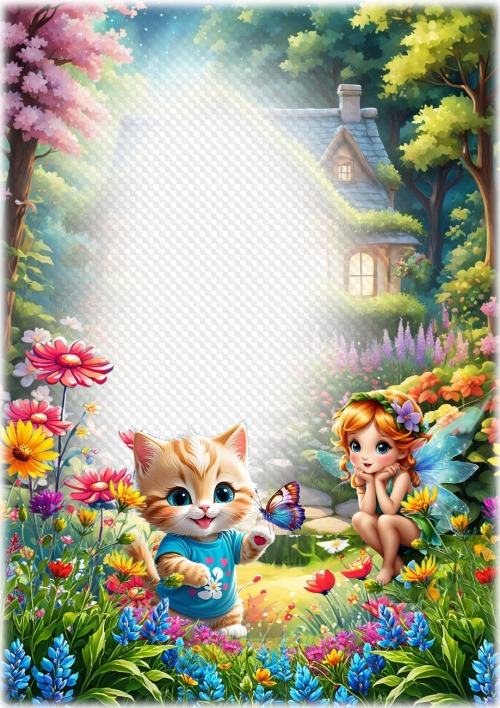 Fairy frame PNG free download