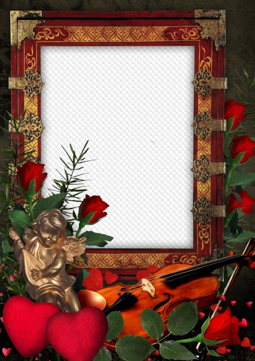 Romantic photo frame download