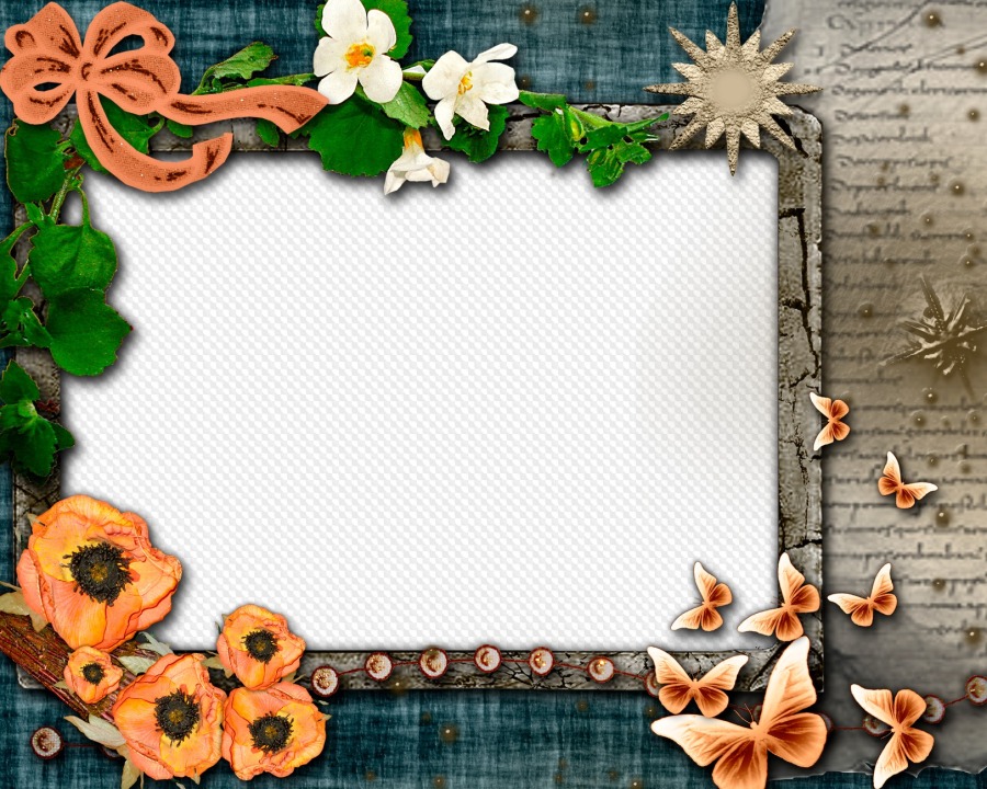 Photo Frame for Photoshop - Memories, PSD, PNG, download