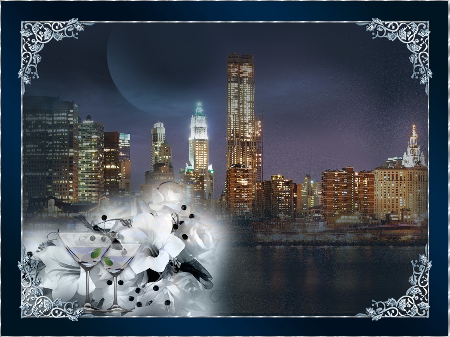 City Nightlife PSD Frame