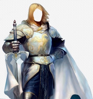 Knight in armor PSD for Photoshop