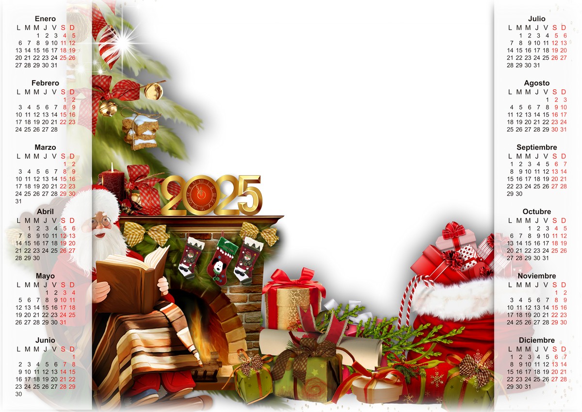 Calendario Horizontal Imprimible Calendario Imprimible Imprimible