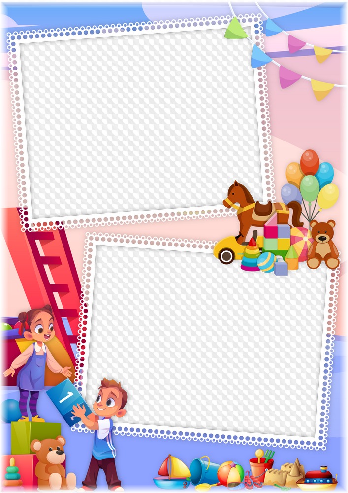 Frame for Kindergarten for two photos