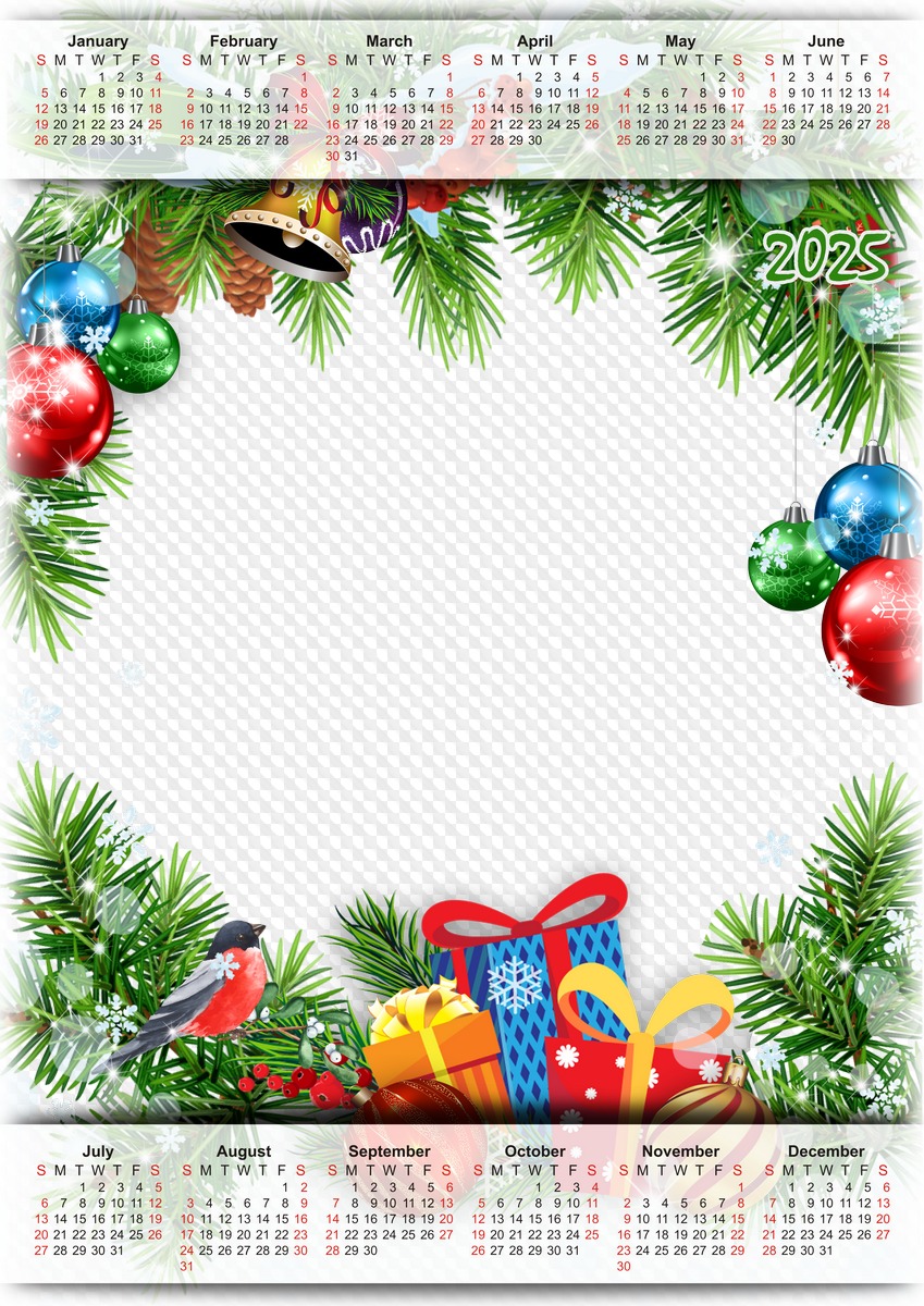 Calendar photo frame 2025