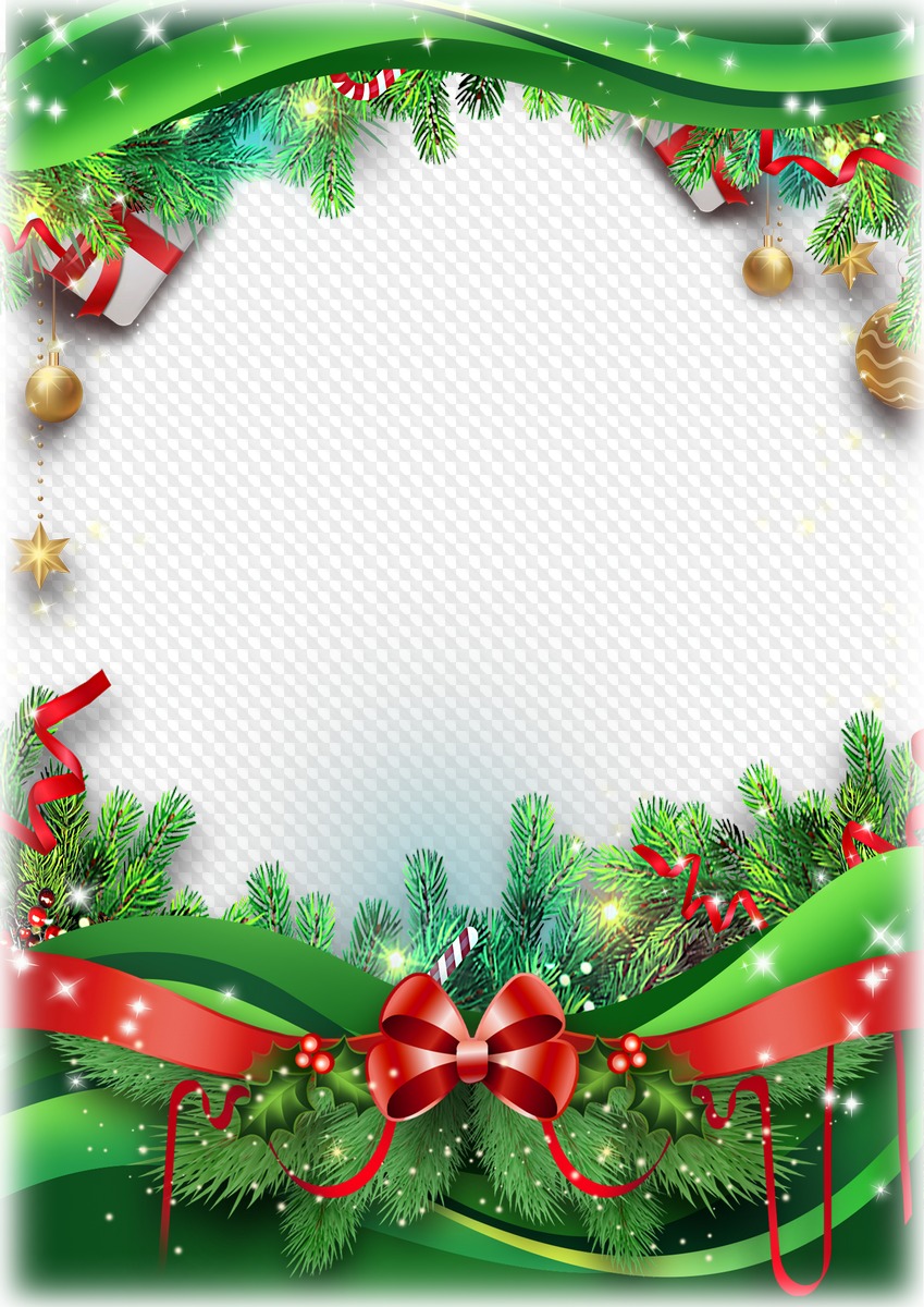 New Year photo frame