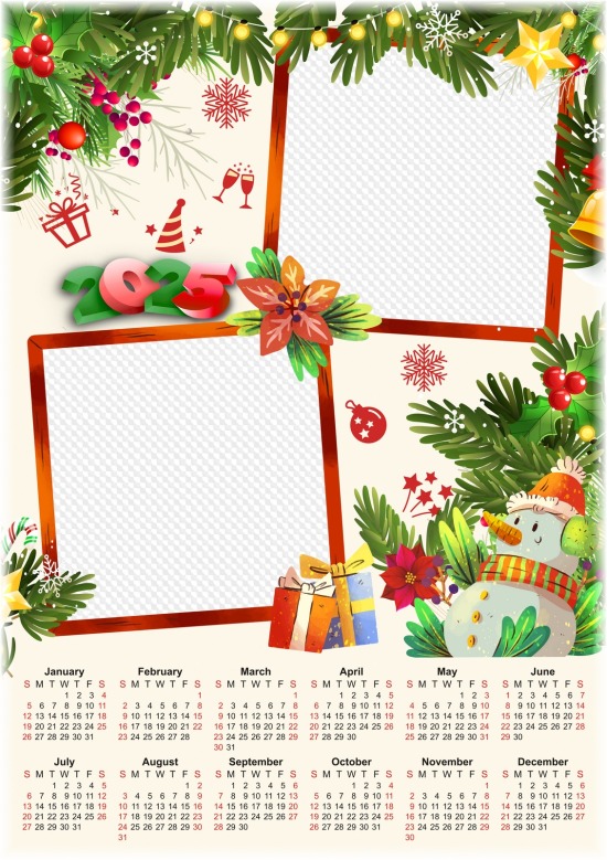 Holiday Winter Calendar 2025