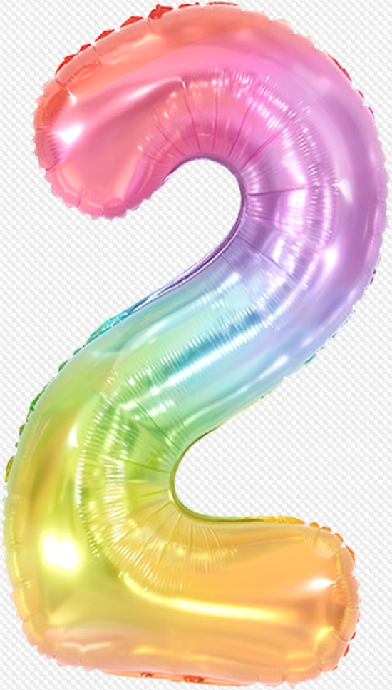 "Inflatable" numbers 2025 PNG