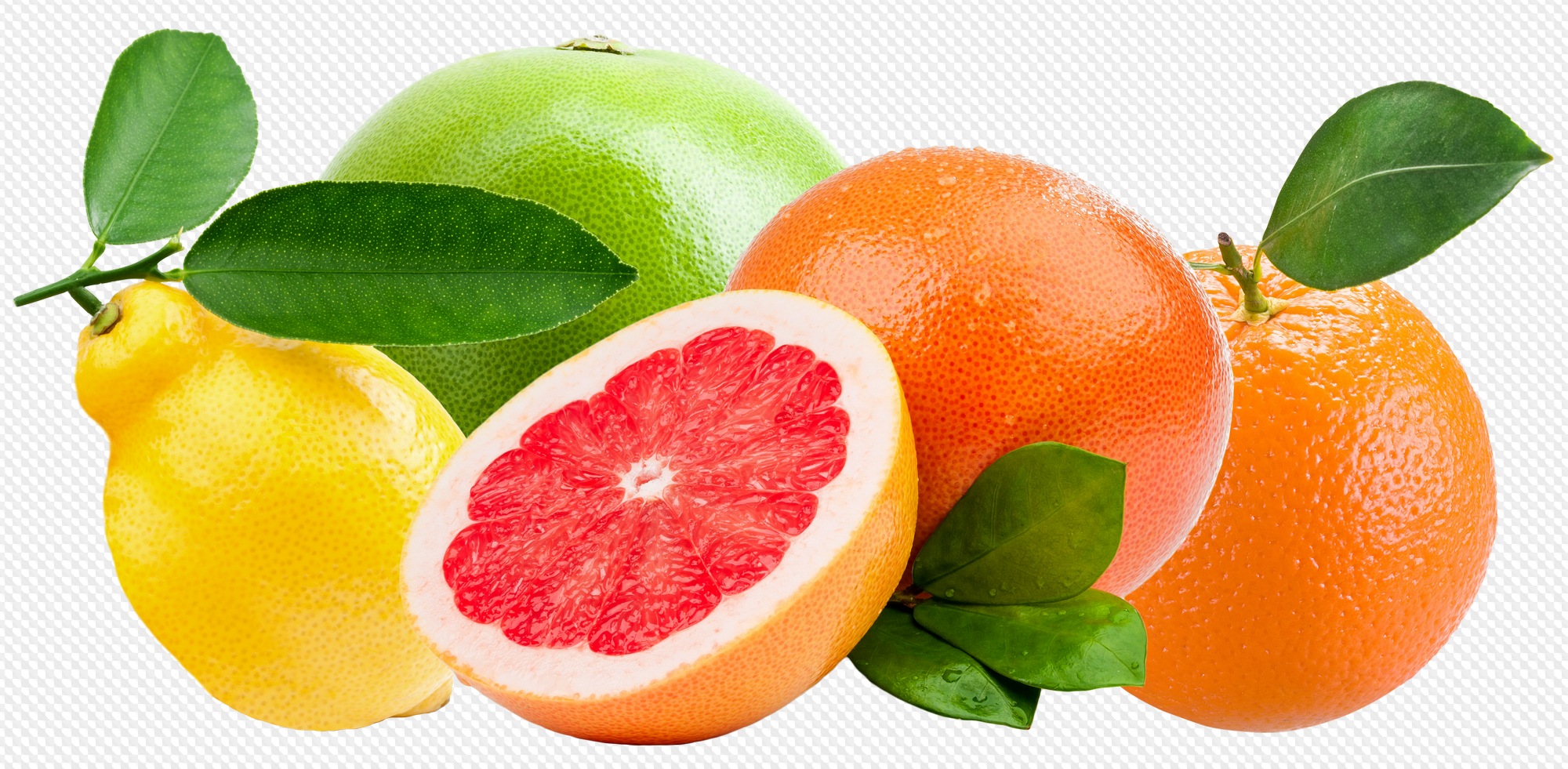 Citrus PNG: orange, mandarin, lemon, lime, grapefruit, 30 HQ PNG ...