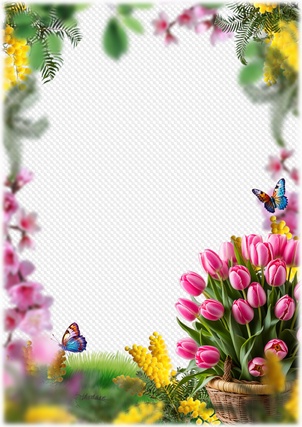Happy 8th March! Frame PNG, Photo Frame PSD