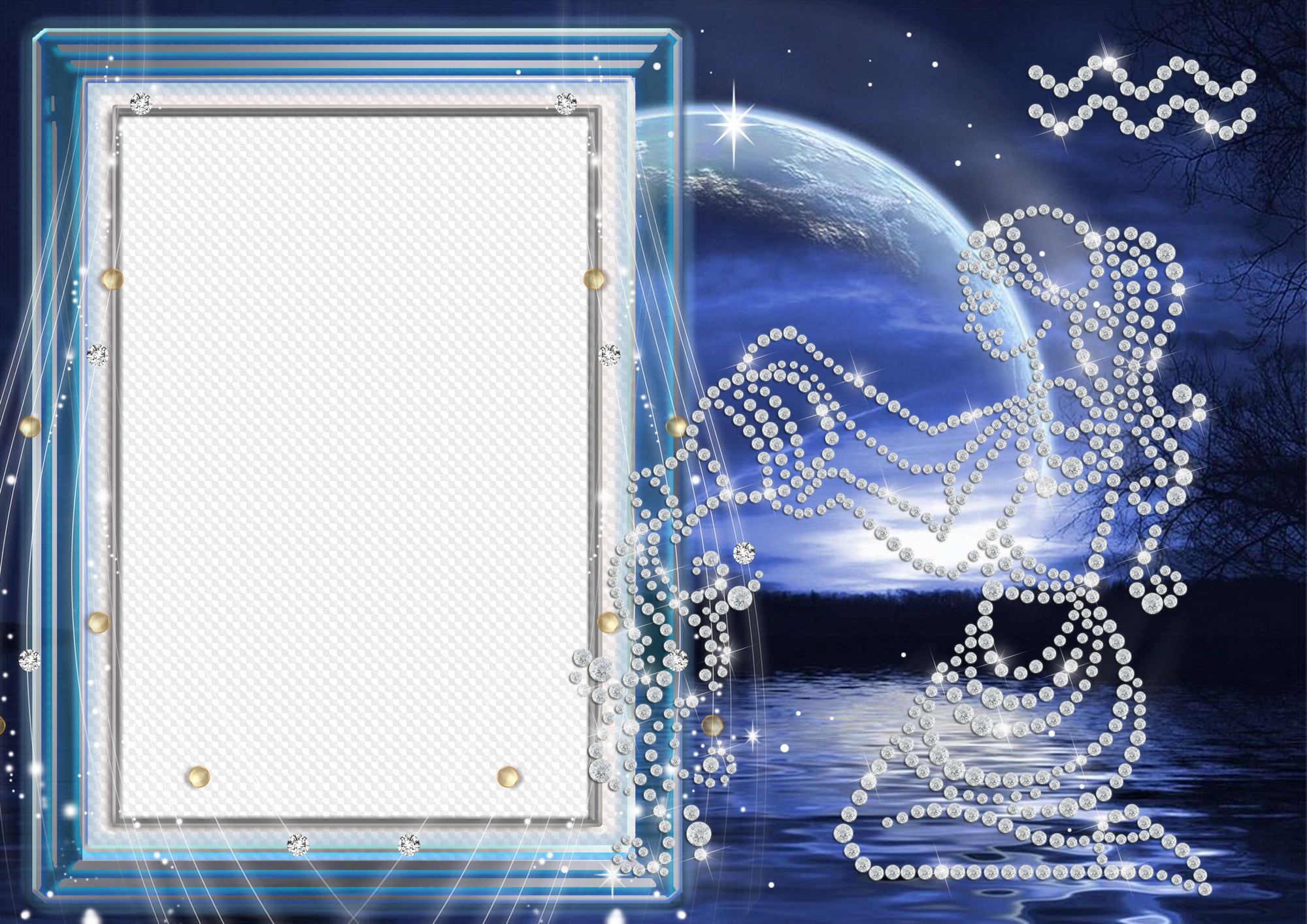 Zodiac Signs PNG frames free download. PSD templates