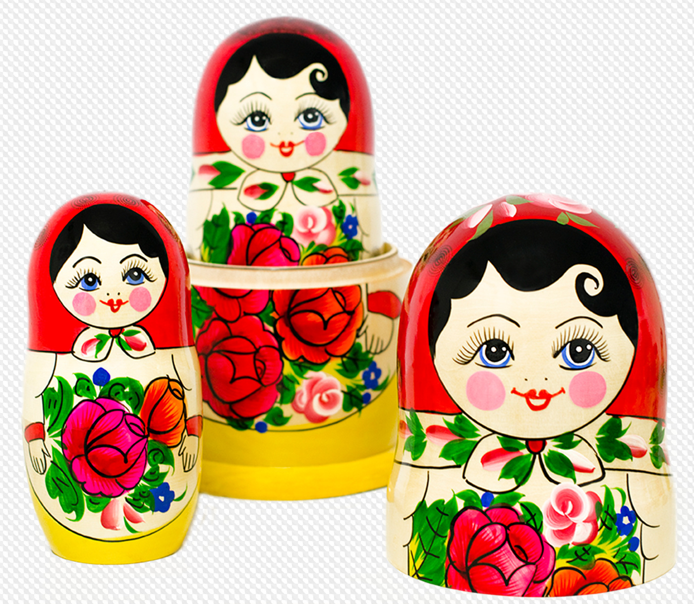 Matryoshka png gráficos fondo transparente