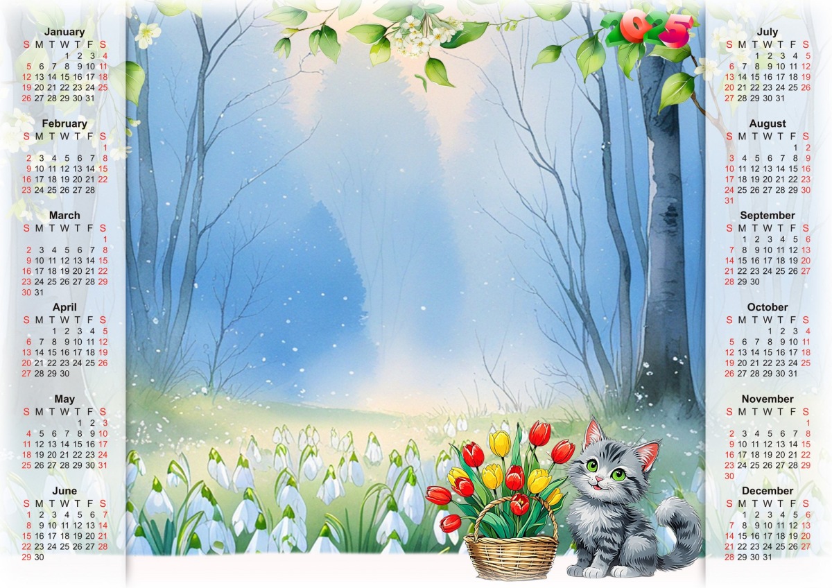 Spring calendar 2025