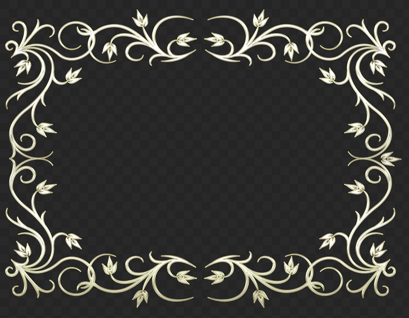 Horizontal white png frames 55 png