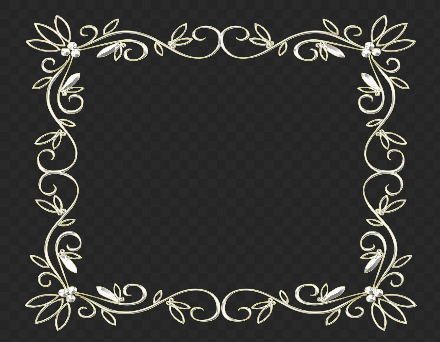 Horizontal white png frames 55 png
