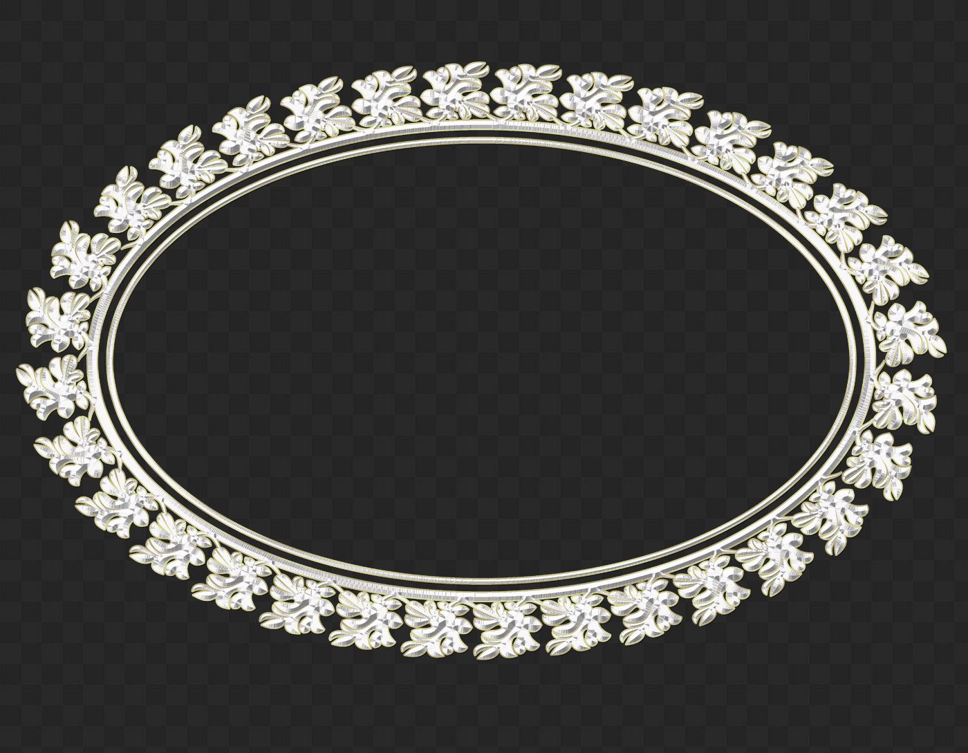 Horizontal white png frames 55 png