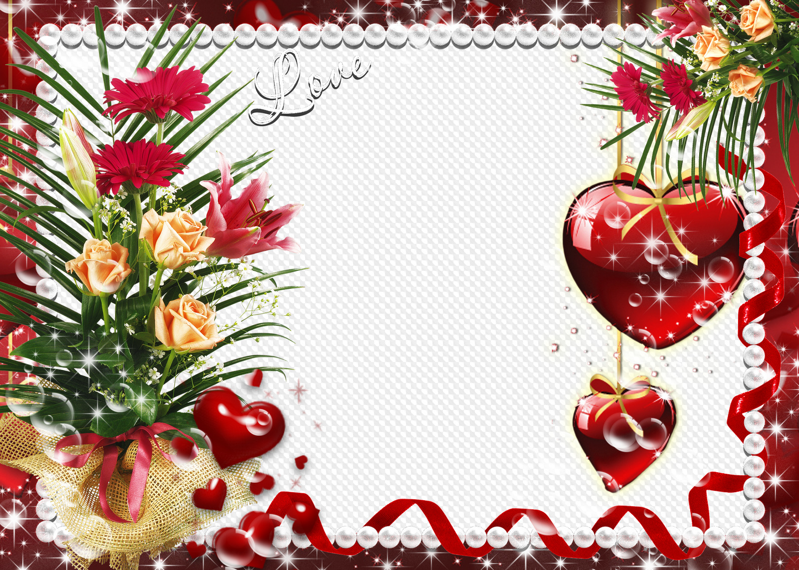 Valentines Day photo frame download