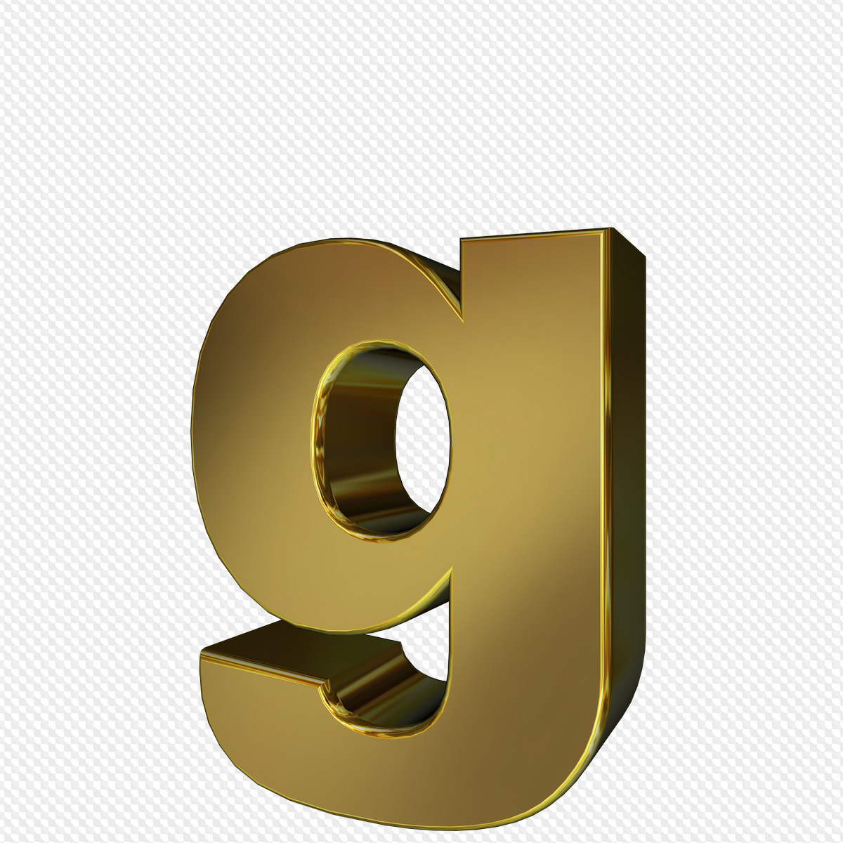 Bronze 3D letters png numbers and punctuation