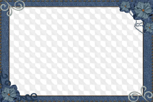 Delicious Denim frame png photo frame psd