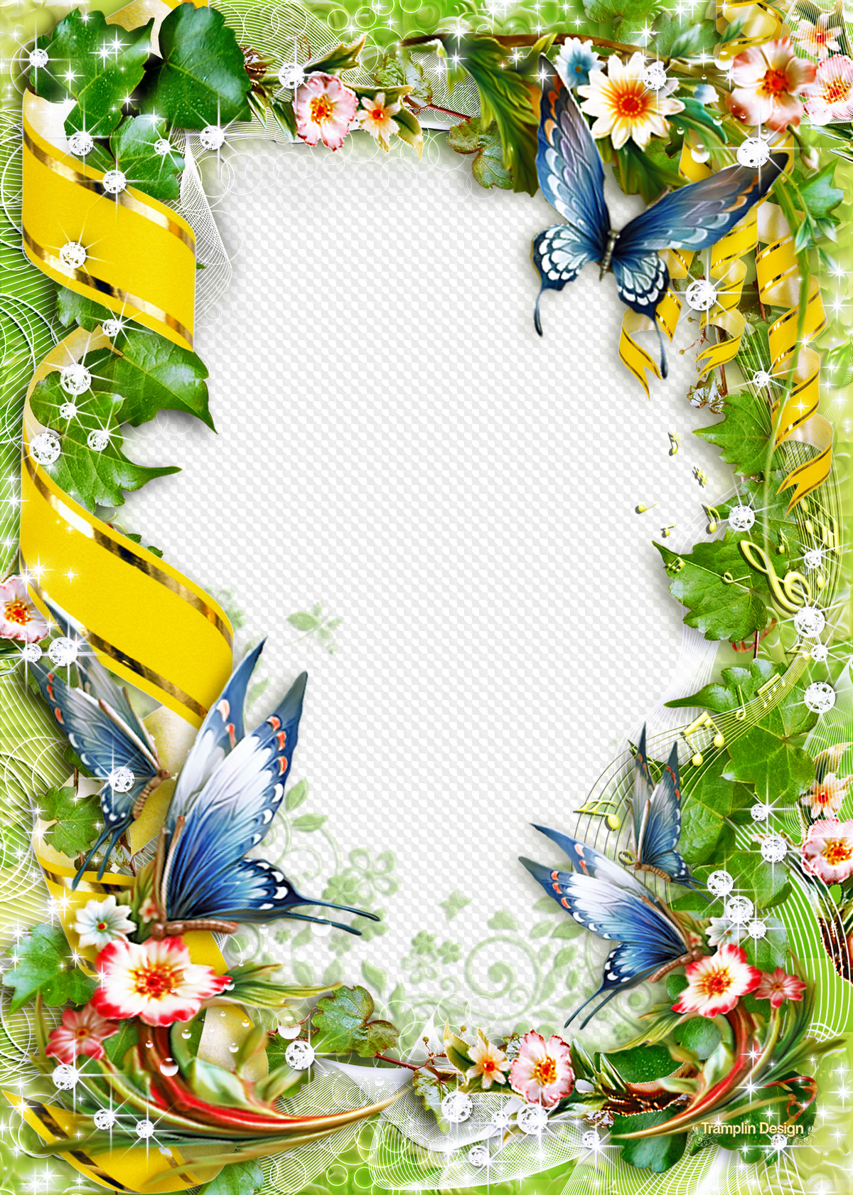 Set of a flower framework – For you I on a floret will collect