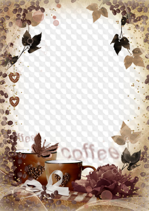 Photo frame - Wedding poppies with a hint of coffee