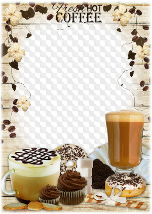 Photo frame - Wedding poppies with a hint of coffee