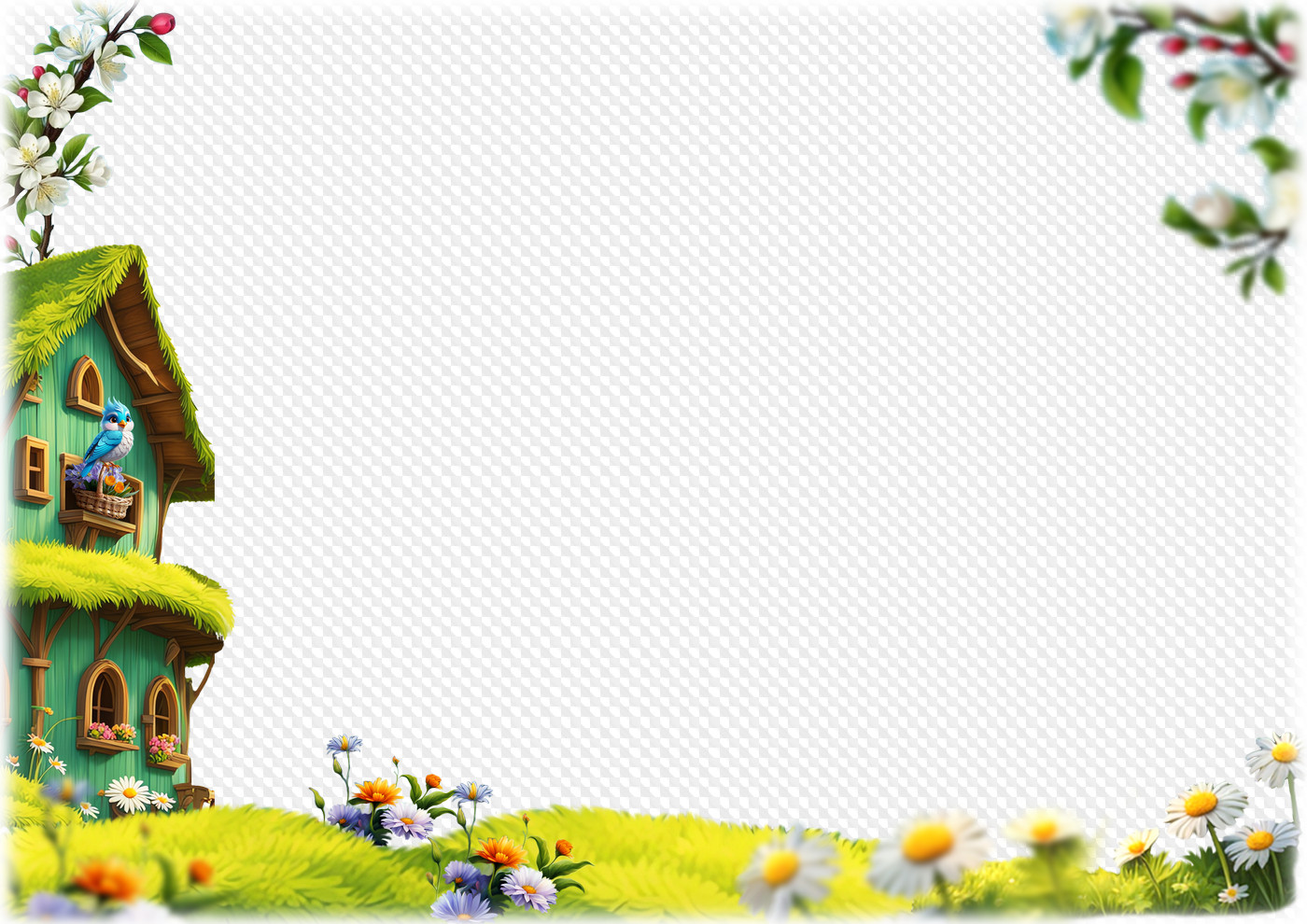 Kindergarten photo frame