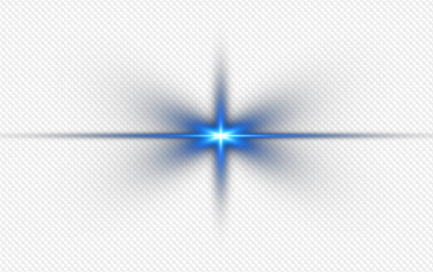 Stars PNG blue special effects, PSD, transparent background