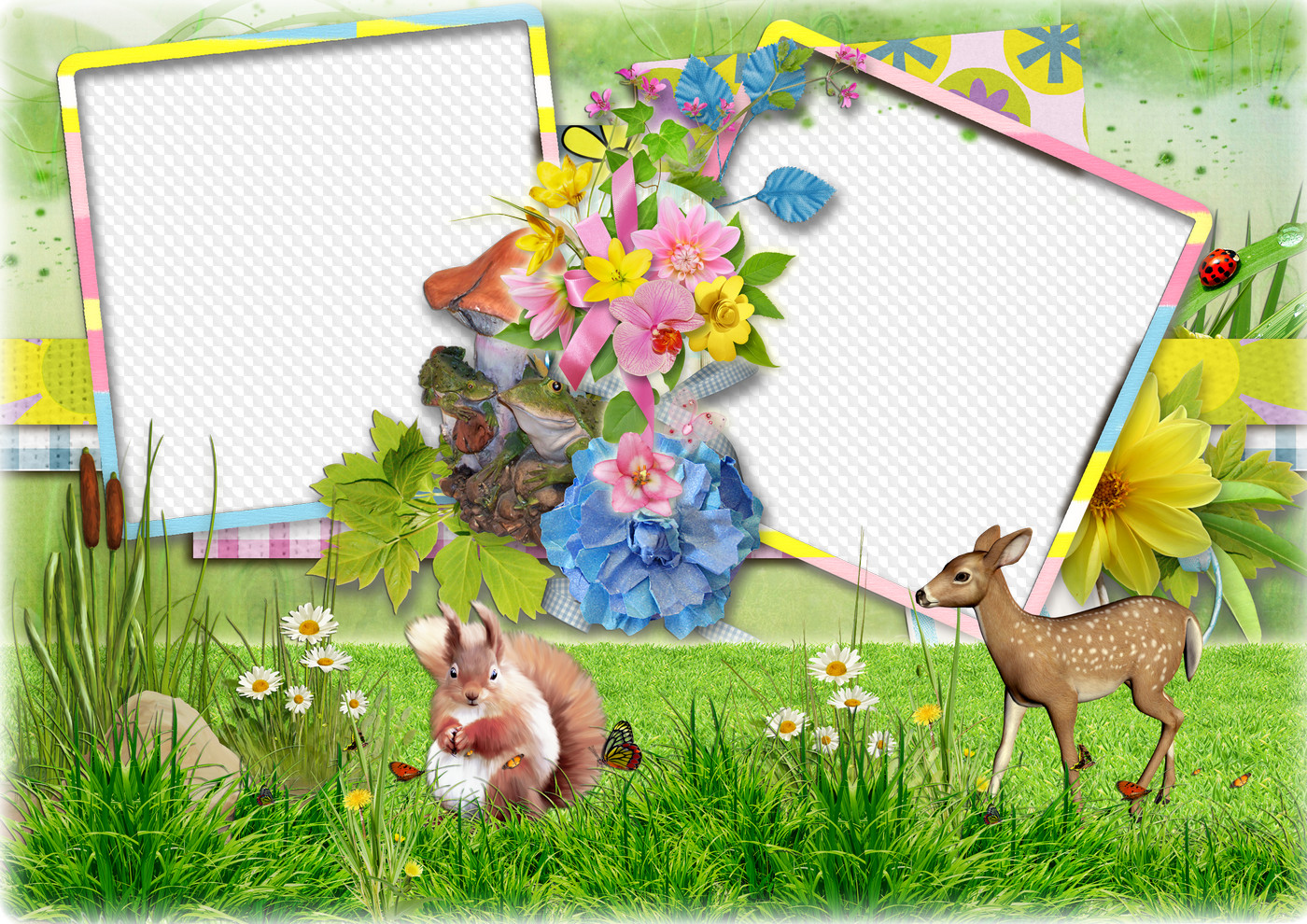 Kid frame psd download - free photo frame psd template