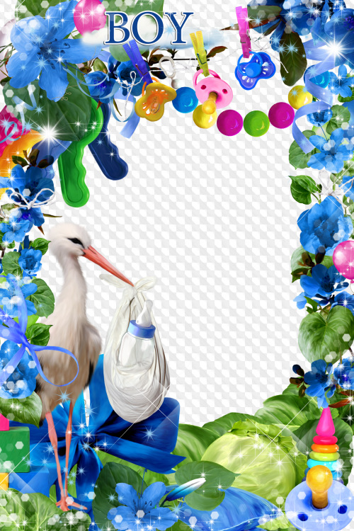 Baby boy frame with a stork free download - And me, found in cabbage ...