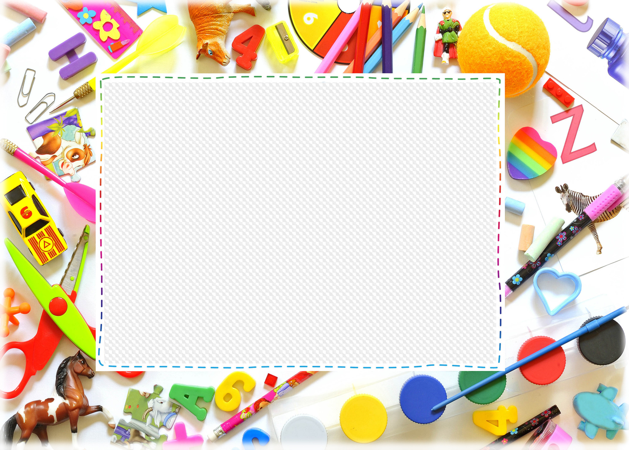 Photo frame for children, little artist