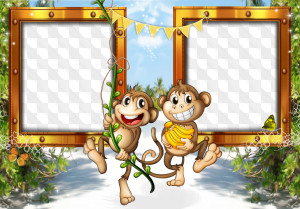 Children Photo Frame - Friends Winnie down