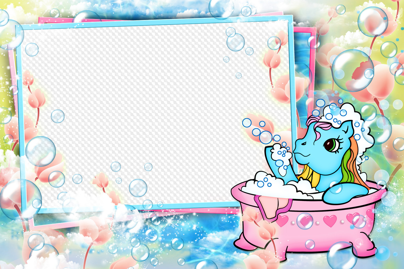 I want to swim Children's photo frame